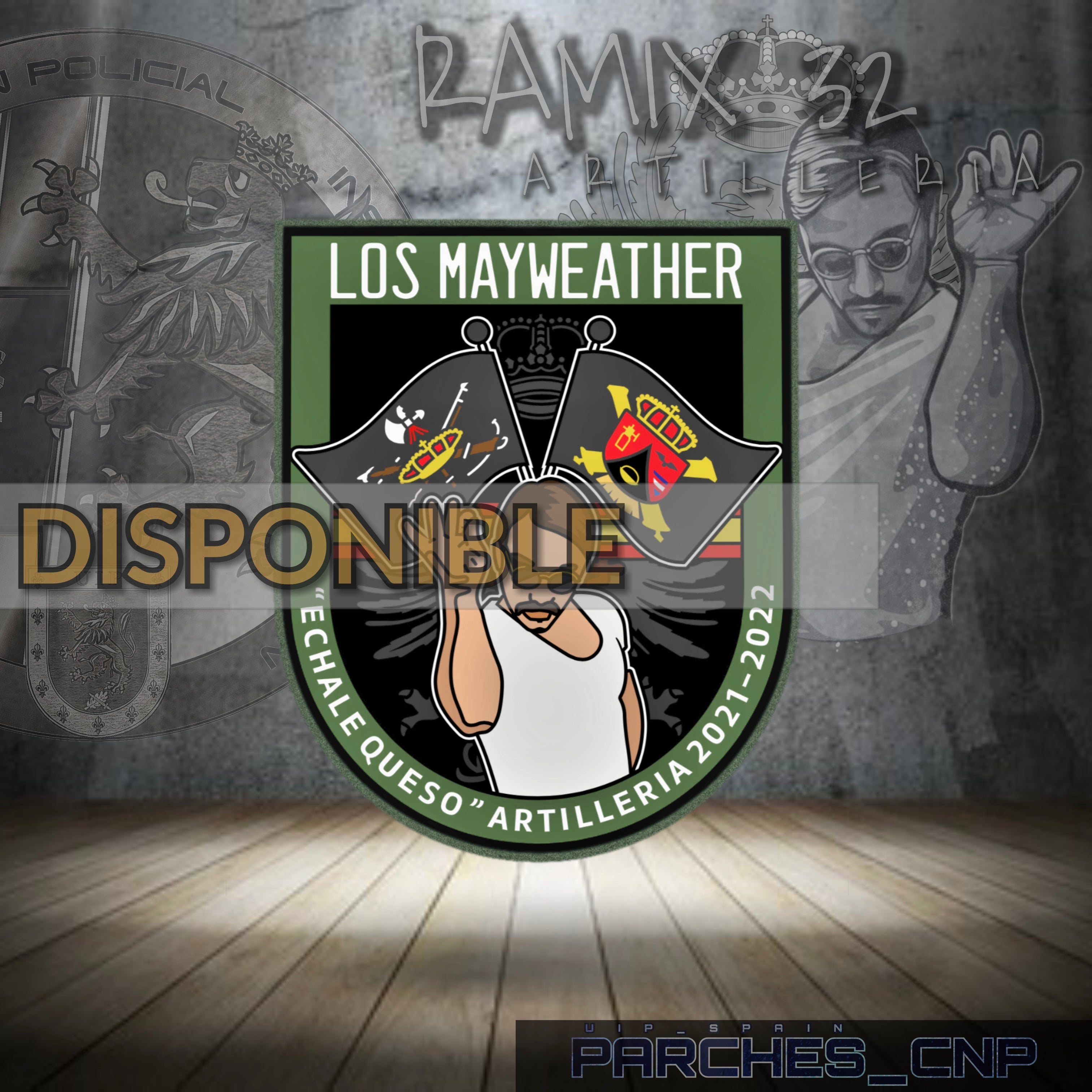 PARCHE DE BRAZO RAMIX 32 ARTILLERÍA – PARCHES_CNP